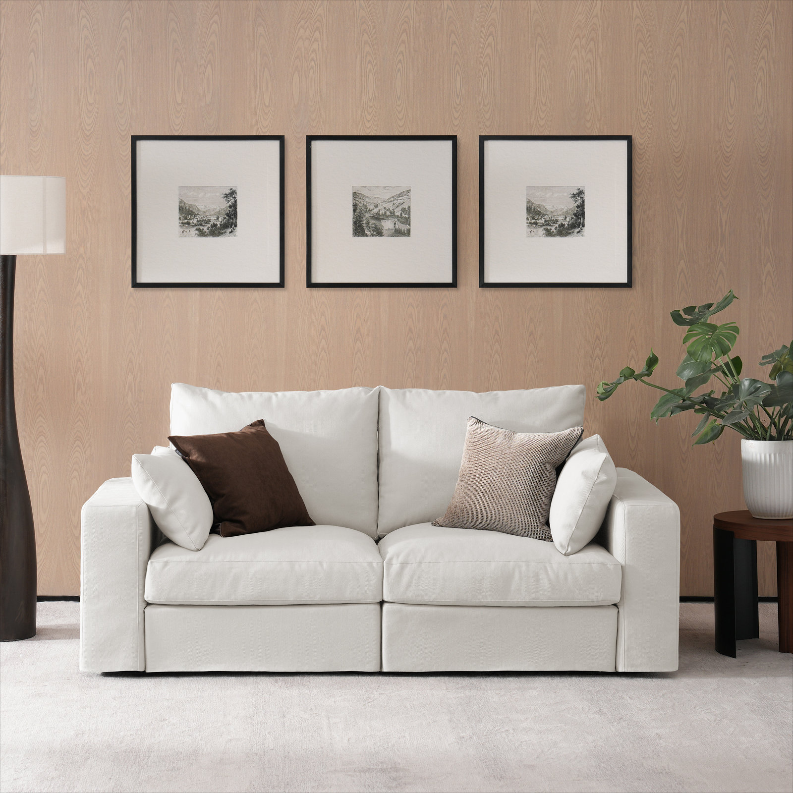 Latitude Run® 78.74" Sectional Sofa Comfy Cloud Couch For Living Room Modern Sofa Sleeper Deep ...